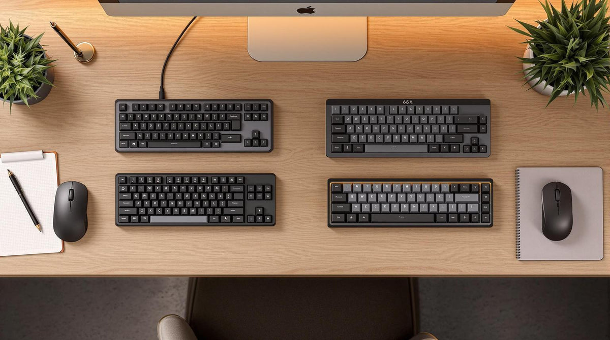 Mechanical Keyboard Sizes: 60% vs 65% vs TKL vs Full-Size – KeebsForAll