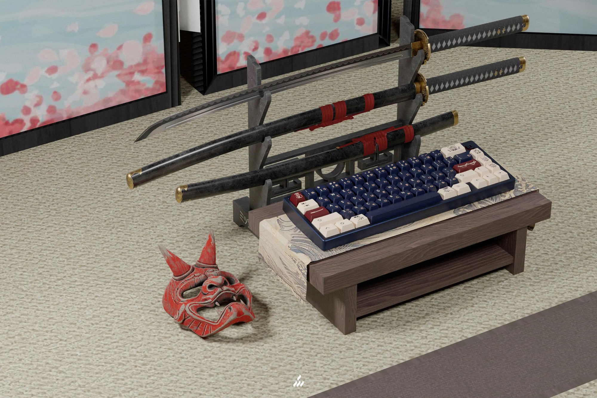 PBTFans Ronin Keycap Set Doubleshot ABS