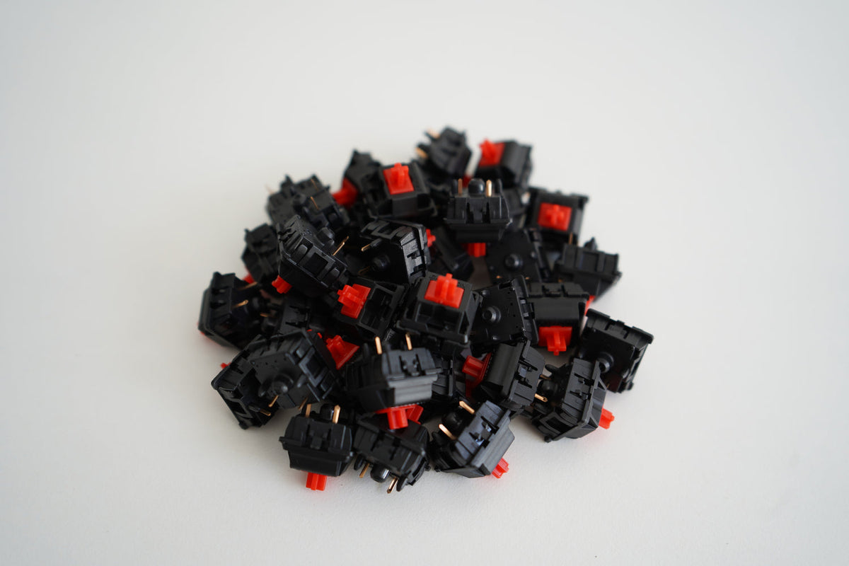 Gateron Silent Red Switches - Quiet Linear Feel