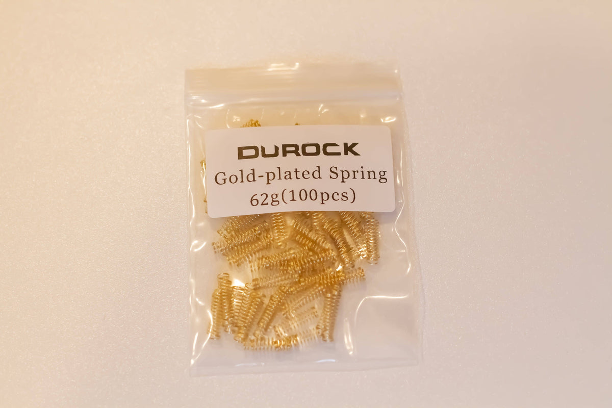 Durock Gold-Plated Switch Springs for Spring Swapping