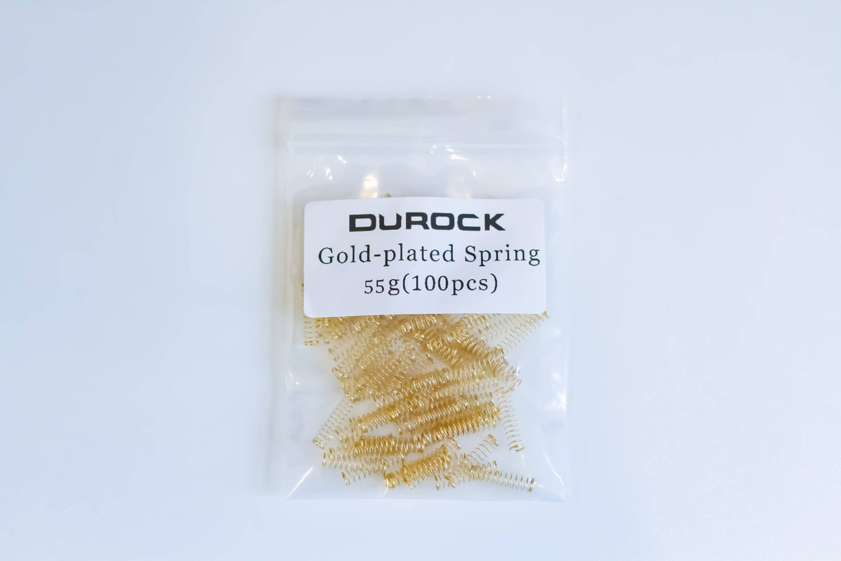 Durock Gold-Plated Switch Springs for Spring Swapping