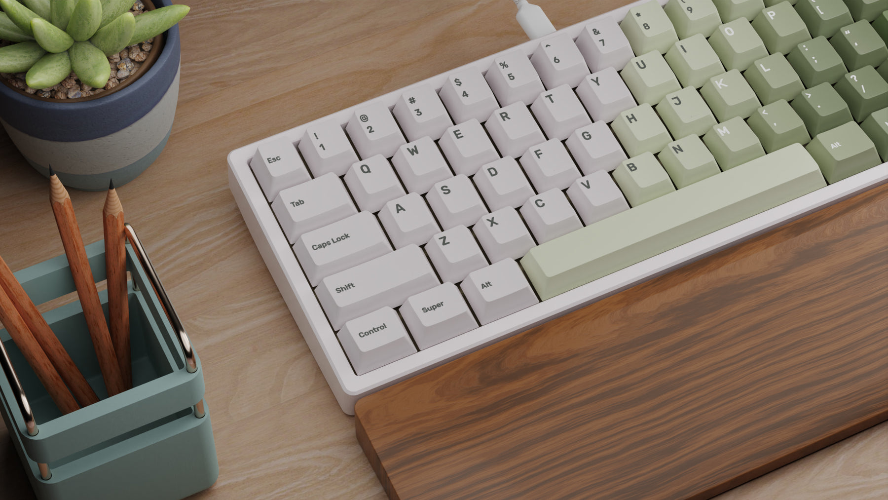 KFA x Studio Bubby - Moss Keycaps