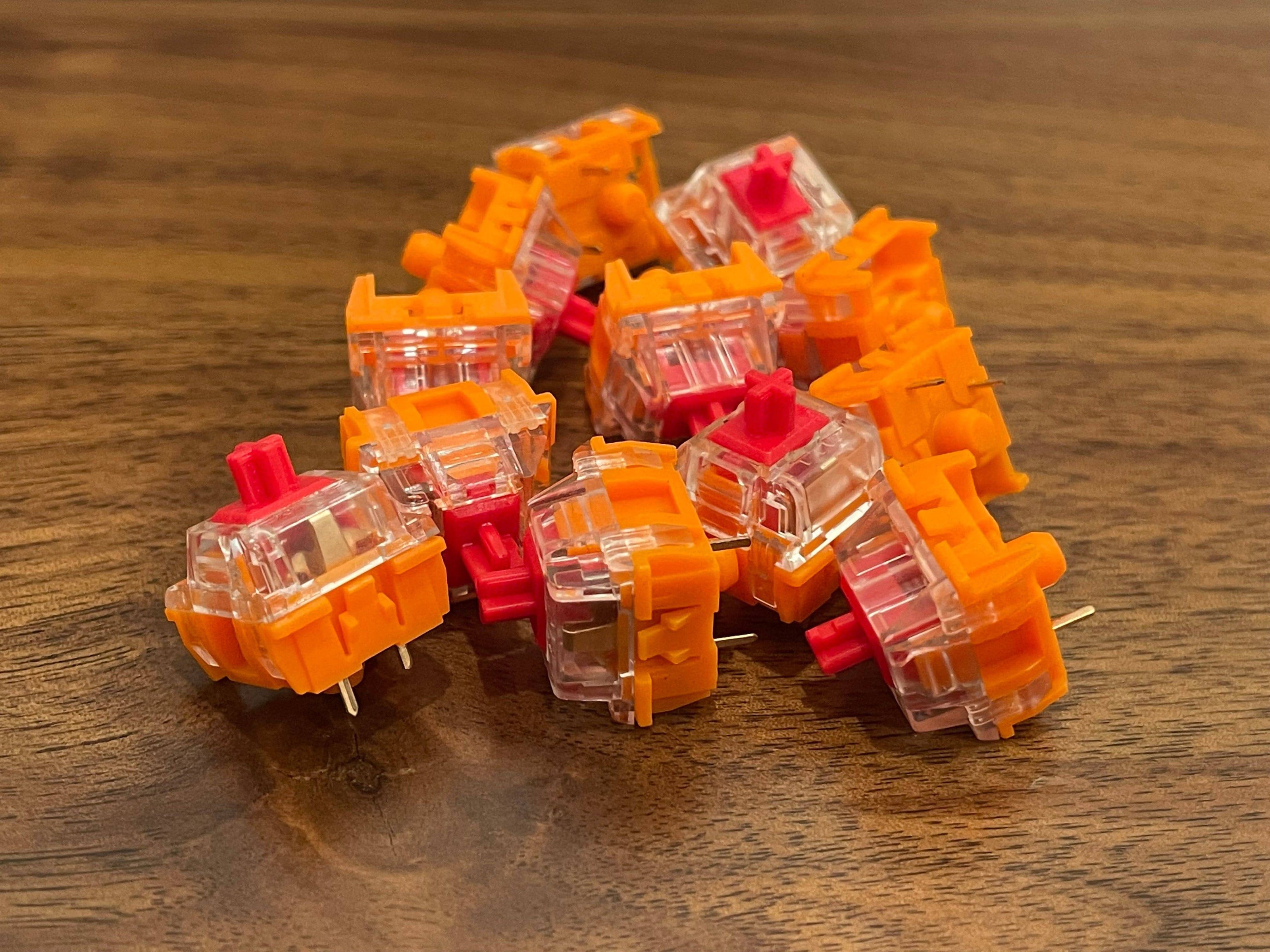 TTC Golden Red V3 Linear Switches